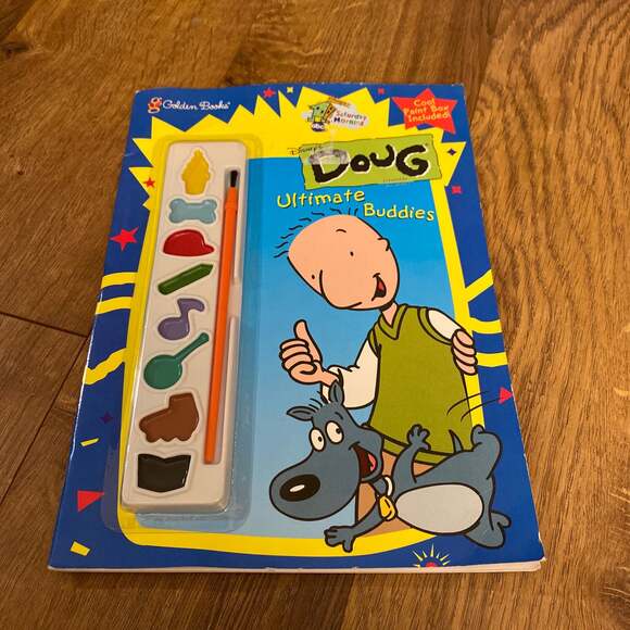 Other | Disneys Doug Funnie Coloring Paint Book Golden Books Vintage ...